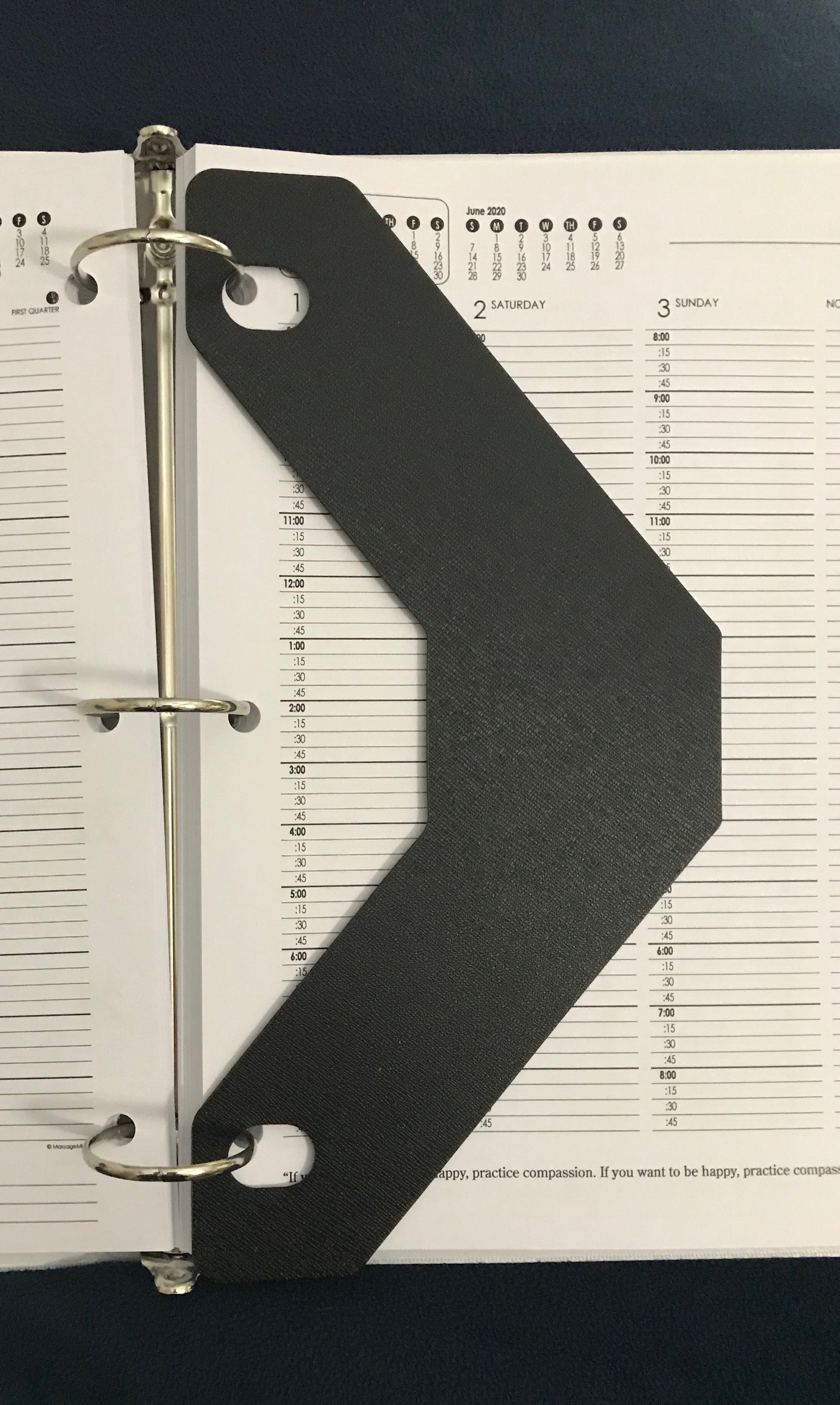 BookMark for 3-Ring Binder (Paper size 8.5x11) – MassageMinder ...